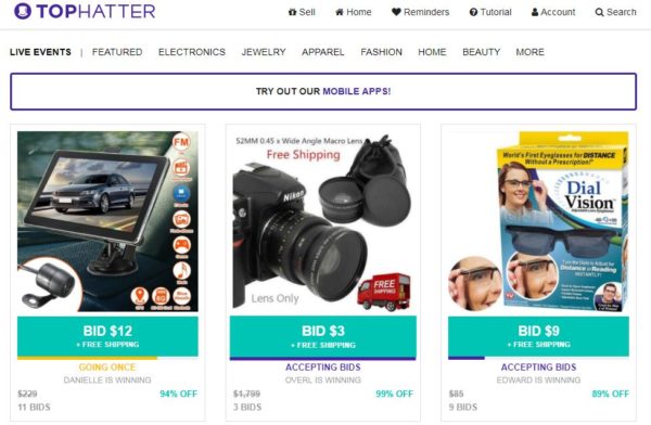 Tophatter Review : Is Tophatter a Scam? Read 2,348 Reviews