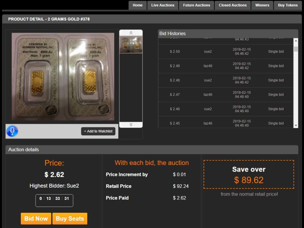 Auction - Best Penny Auction Sites